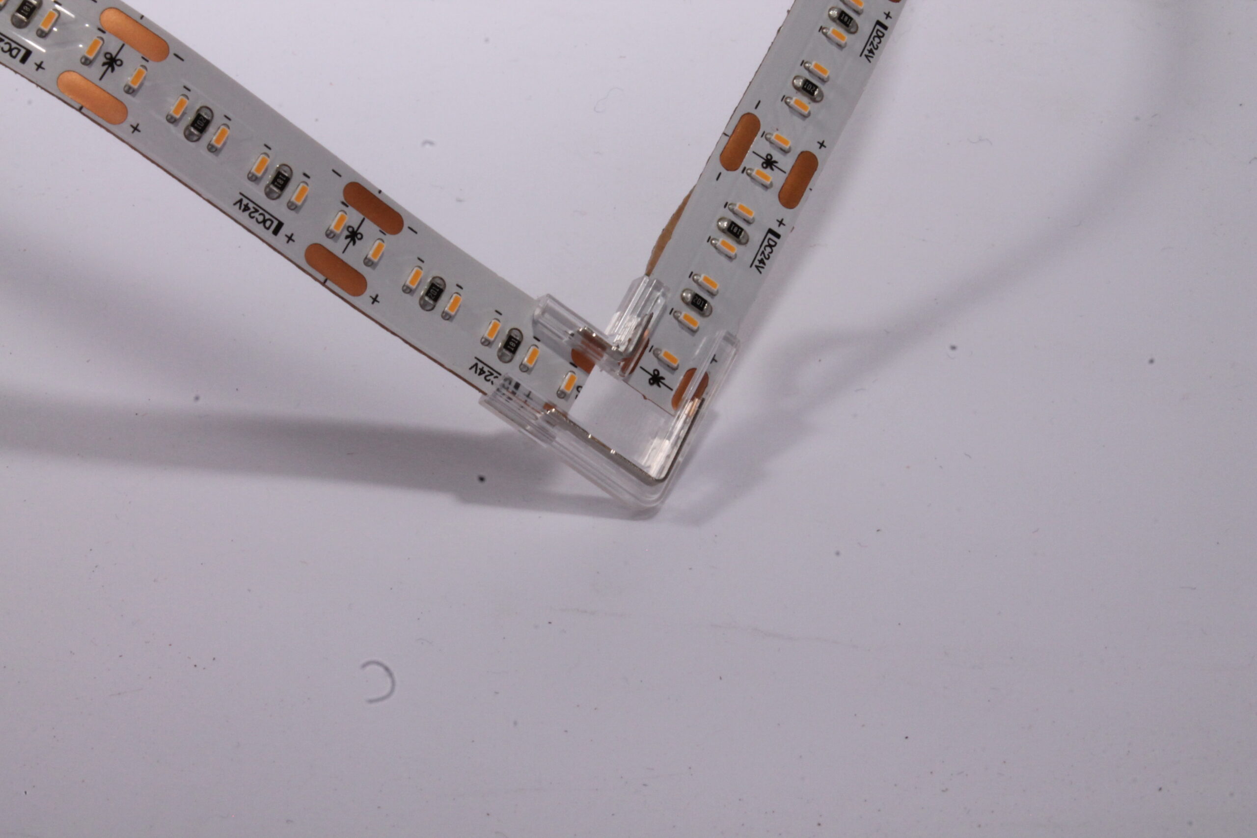 Connector Clip transparant voor 10mm LED strip van strip naar strip met ...