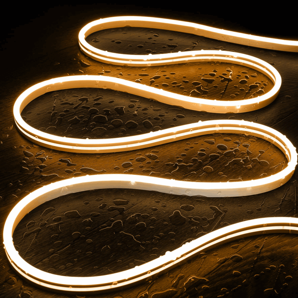 Ledstrip Neon 24v 2700K 5m 12x6mm 8W-M IP65 - Xtra Warm Led