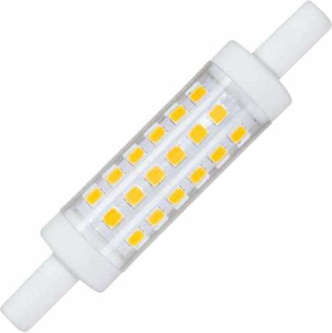 R7S 78mm Ø16mm 5W 2200K dimbaar - Xtra Warm Led